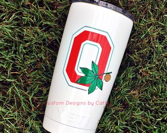 Ohio state yeti | Etsy