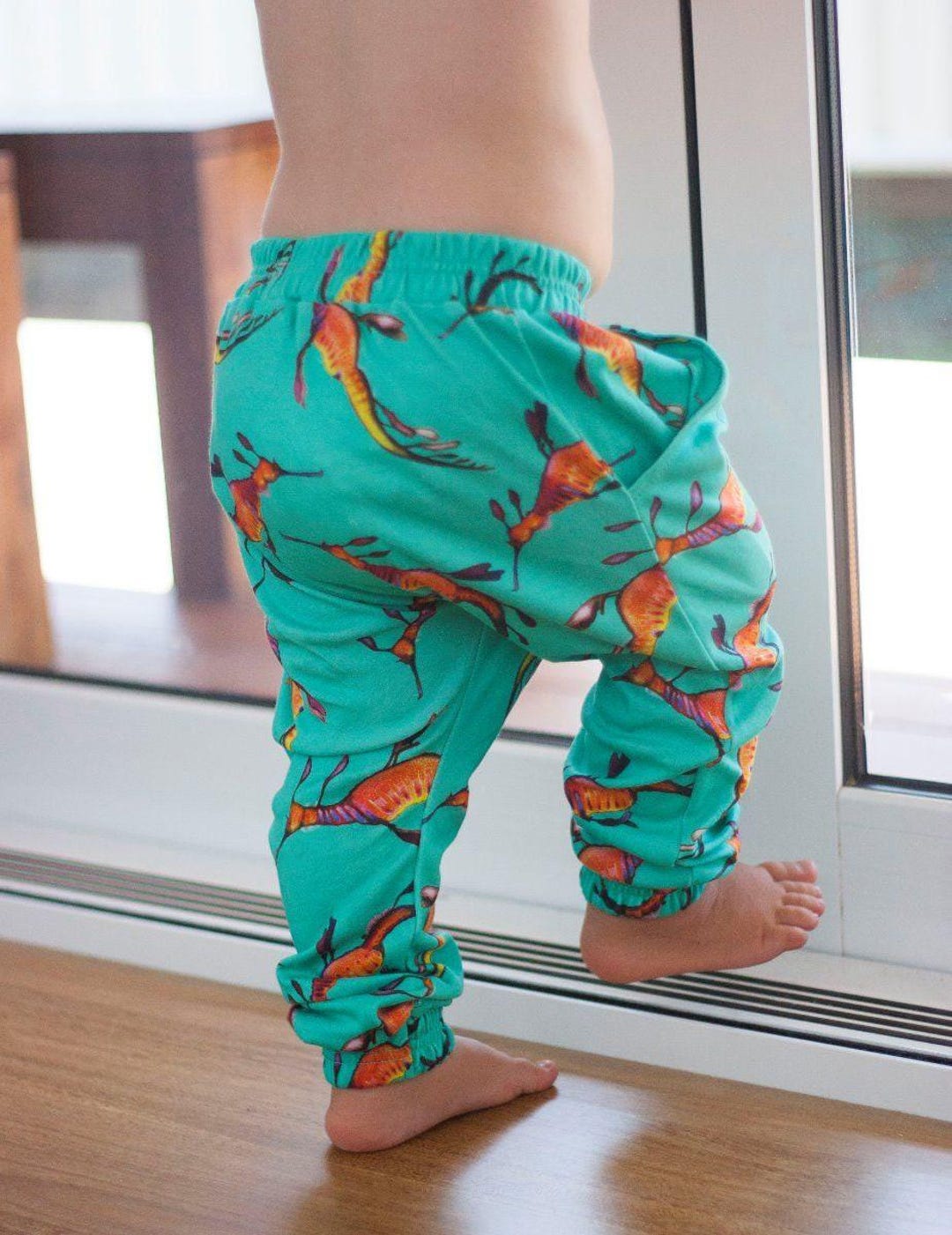 Organic Baby Clothing Australia Children's Pants Baby Toddler Weedy Sea ...