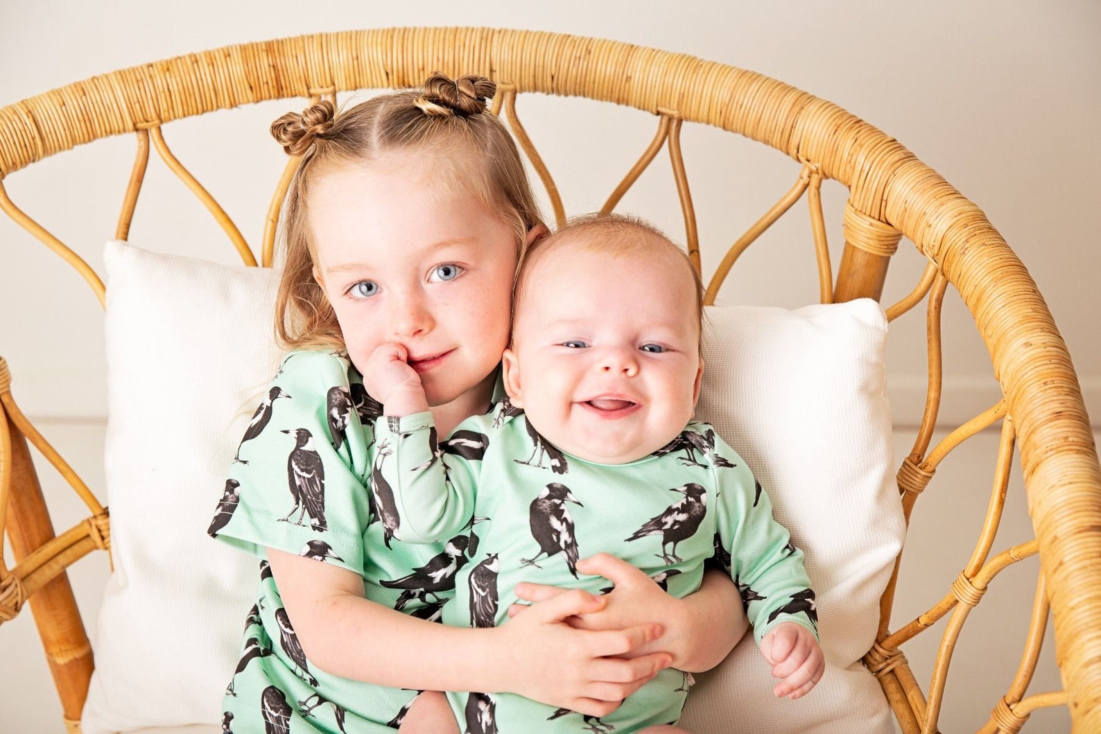 Organic Baby Onesies Long Sleeve Onesie Magpie 000 1 - Etsy