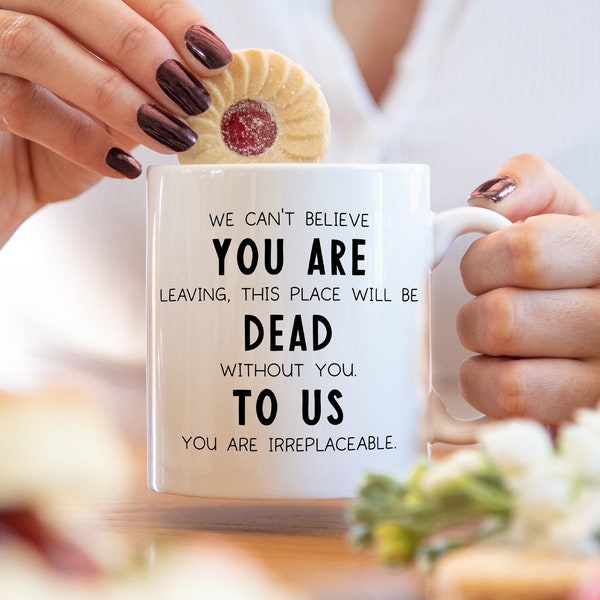 Funny Leaving Gift Mug - 60+ Gift Ideas for 2024