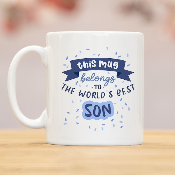 Worlds Best Son Mug - Etsy