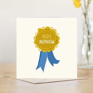 No1 Nephew Birthday Card Happy Birthday Card for Nephew Greeting Card ...