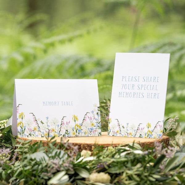 Funeral Sign Memory Table - Etsy