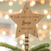Christmas Tree Star in Memory | Memorial Christmas Star Ornament ...