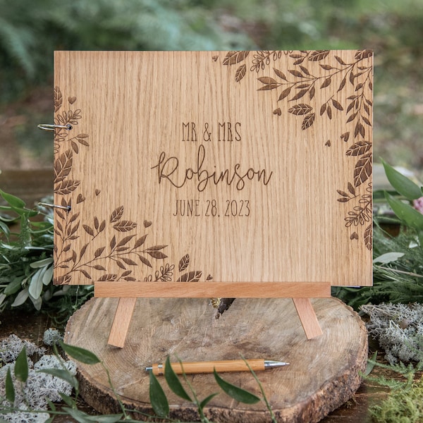 Rustic Guest Book - Etsy