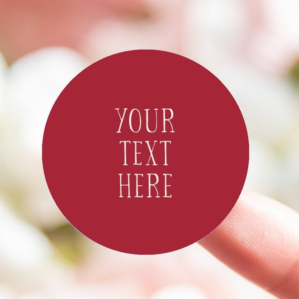 Round Sticker - Etsy