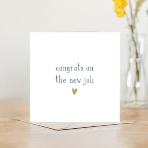 Congrats New Job Card Congratulations Card for Coworker New Job ...