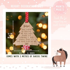 Measure Me Ornament Measuring Ornament Christmas Decoration Tape ...
