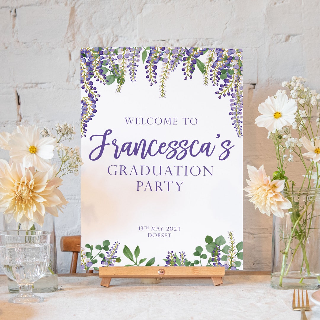 Personalised Graduation Party College Graduation Decor High School Grad ...