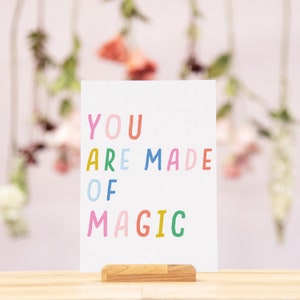 You Are Made of Magic Print Home Decor Couples Gift Love Wall Art ...