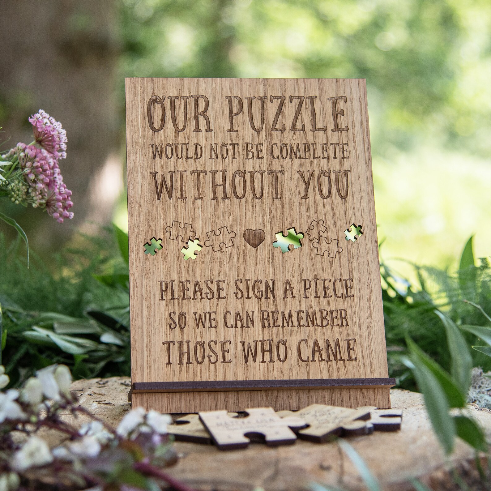 Puzzle Sign Wedding Puzzle Sign Jigsaw Sign Wedding Jigsaw | Etsy