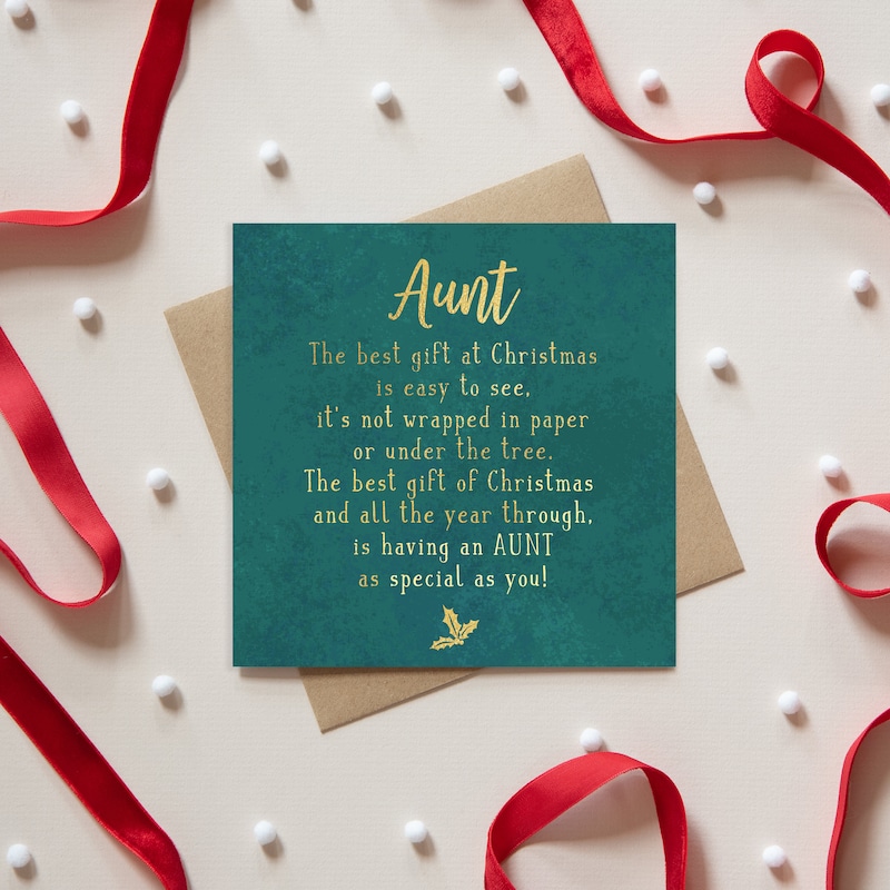 Card for Aunt - Etsy