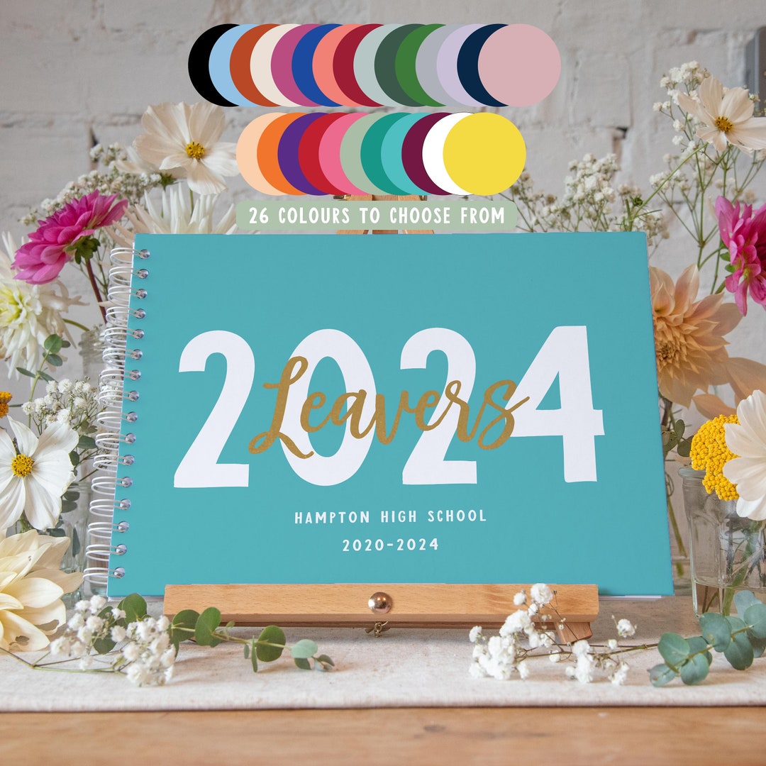 School Leavers Book I 26 Colours | Autograph Book Primary L School ...
