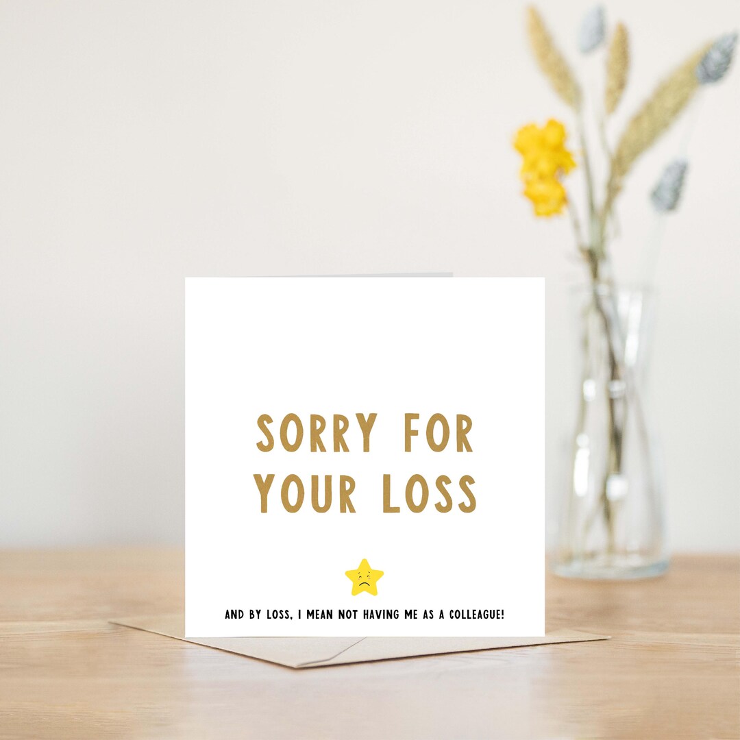 Leaving Card Goodbye Good Luck Card, Retirement New Job Card to Go With ...