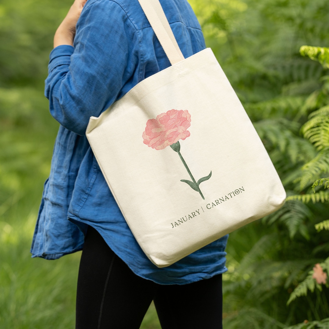 Birth Month Flower Bag September Gift Gift for Mum Floral September ...