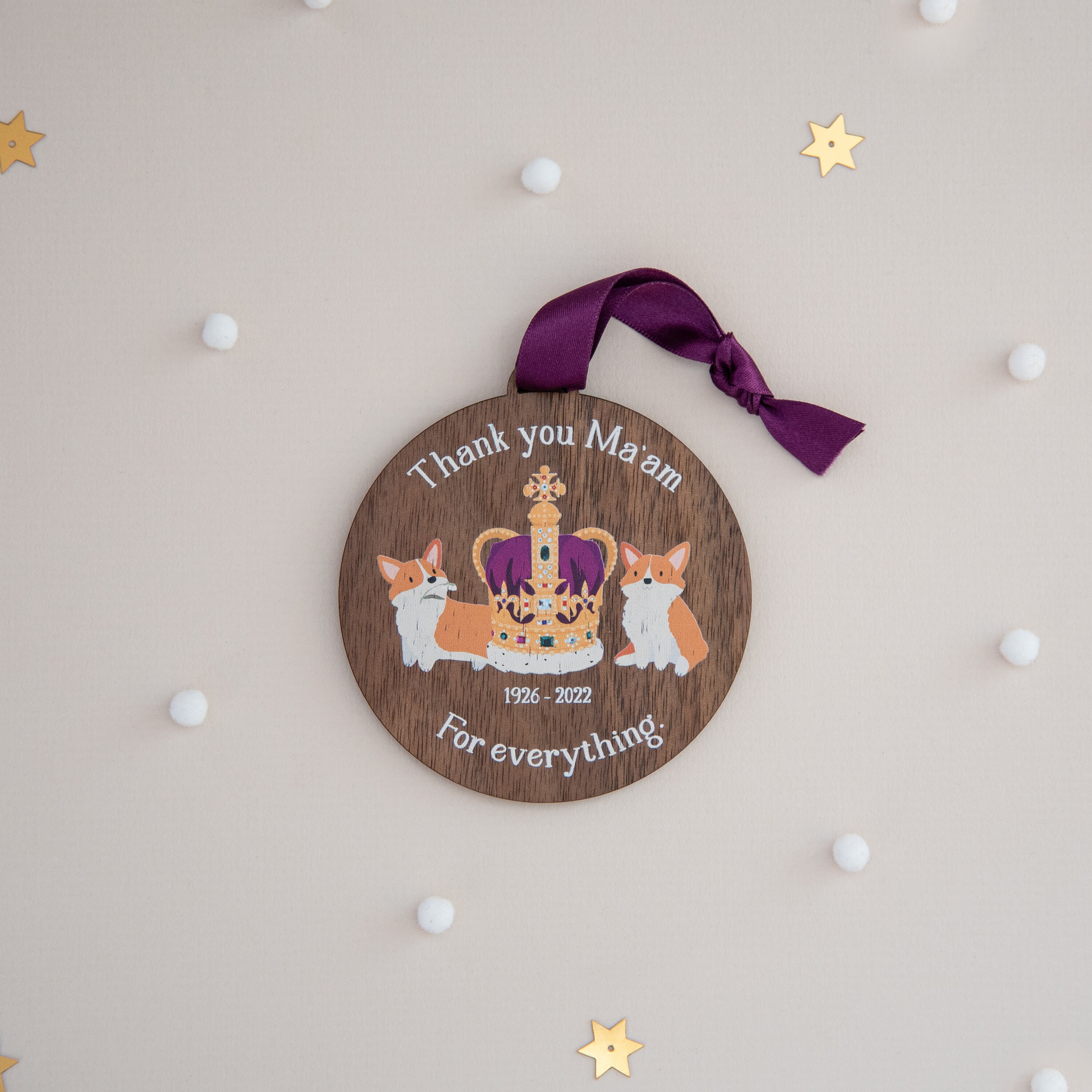 Queen Elizabeth Ii Loving Memory Ornament Sold By Doug Johnson Sku