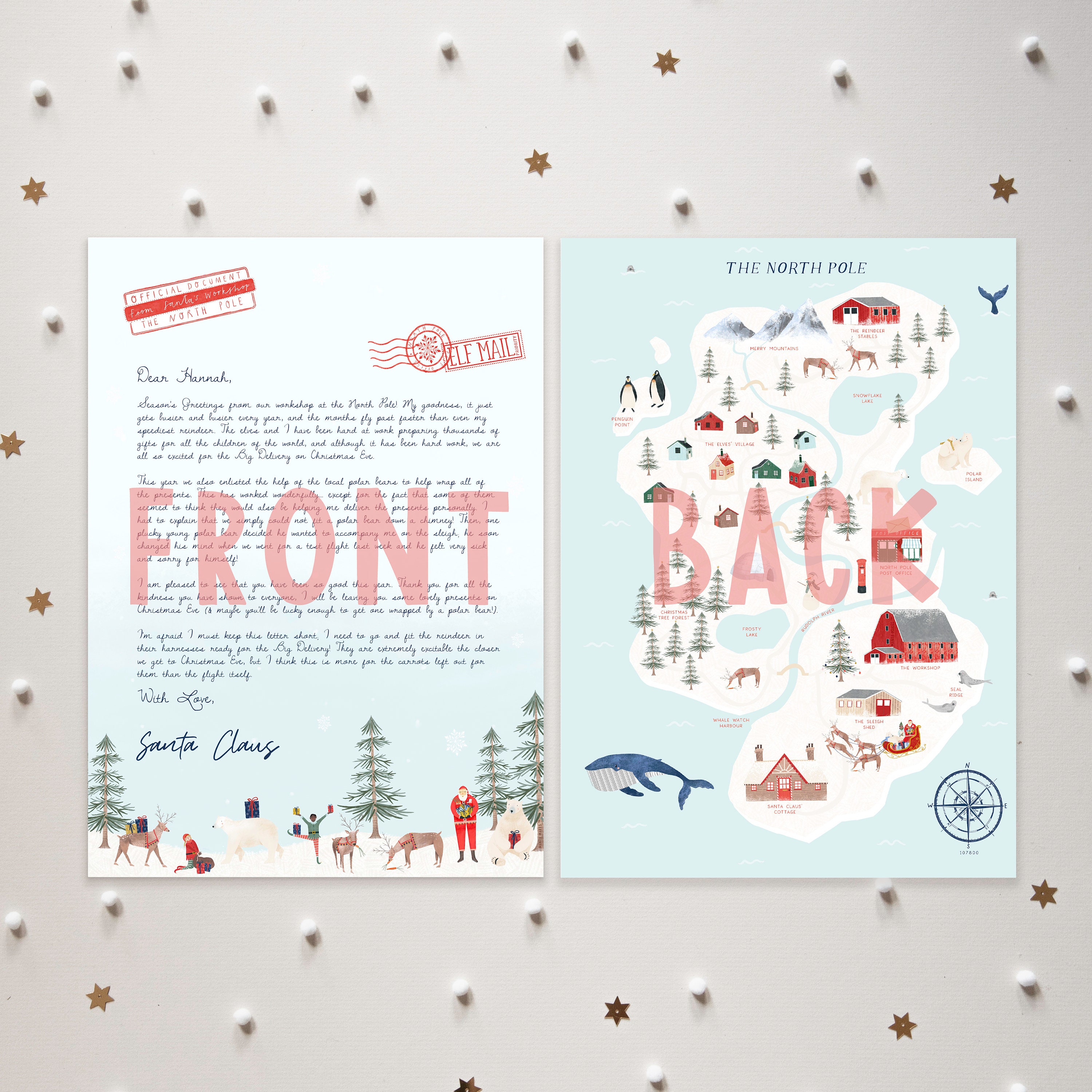 Personalised Letter From Santa Letter North Pole Letter - Etsy