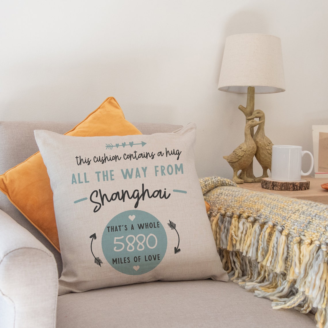 Long Distance Hug Cushion Lockdown Love Present Gift for - Etsy UK