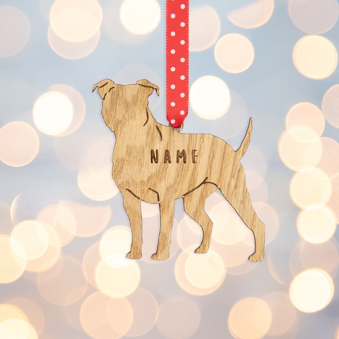 Staffy, Staffordshire Bull Terrier, Dog Ornament, Dog Gifts, Dog Lover ...