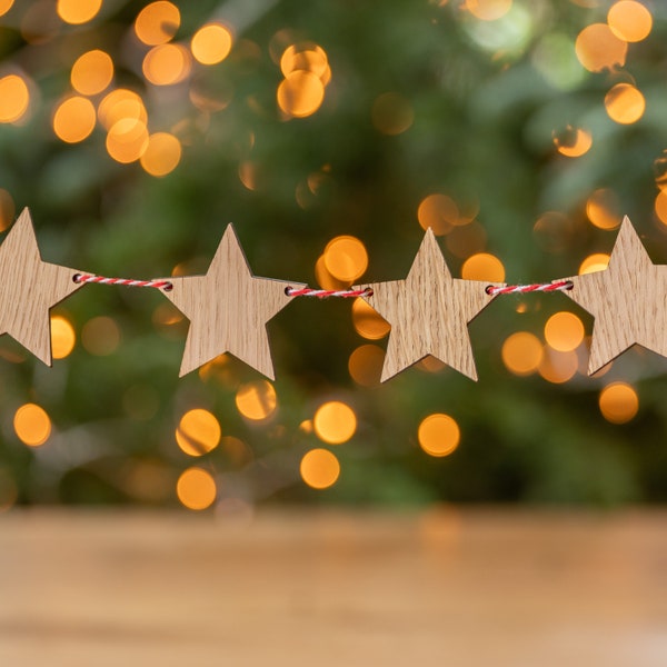 Gold Star Garland - Etsy