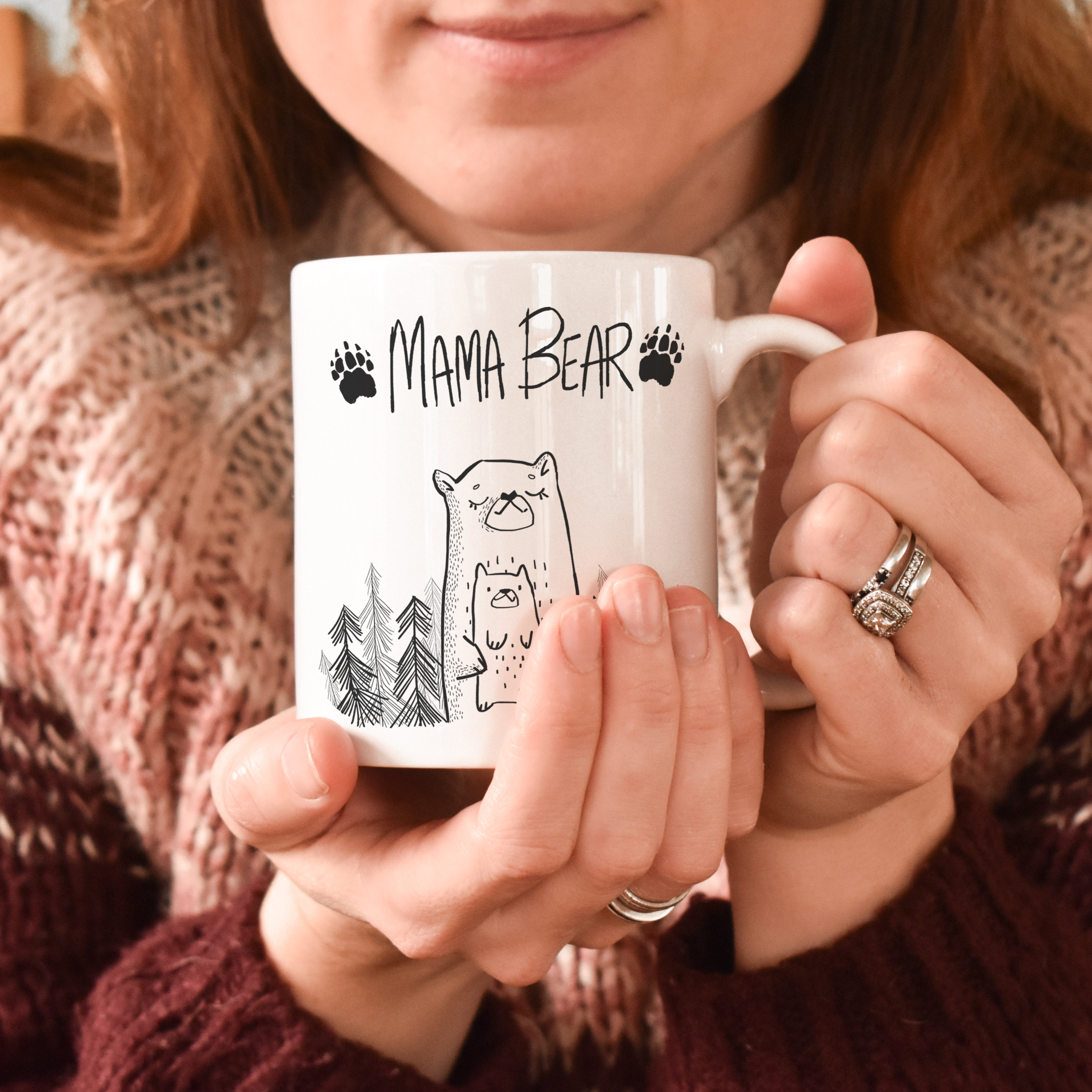 Mama Bear Mug Mum Mug Mama Bear Mammy Mug Gift for Mum | Etsy UK