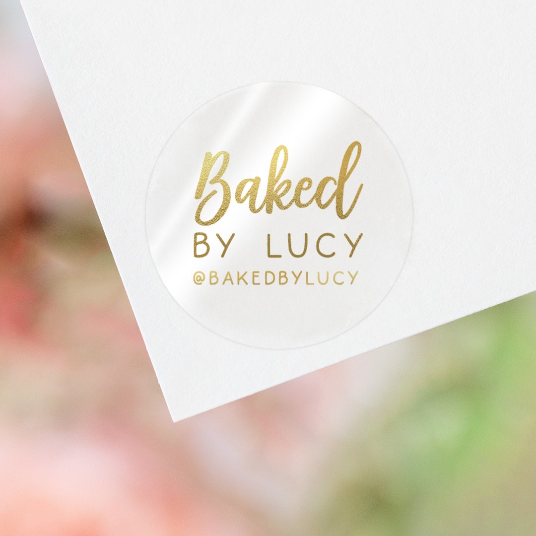 Foil Baked Goods Stickers From the Kitchen of Baked With Love ...