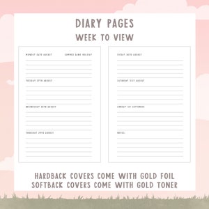 Academic 2024-2025 Yellow Diary Week to View Dated Planner A5 or A4 ...