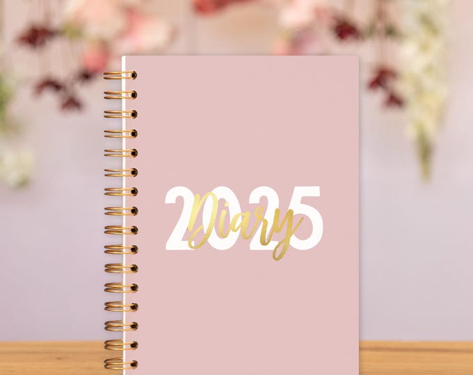 2025 Diary Week to View Diary - 5 Colours Available | 2025 A5 Diary ...