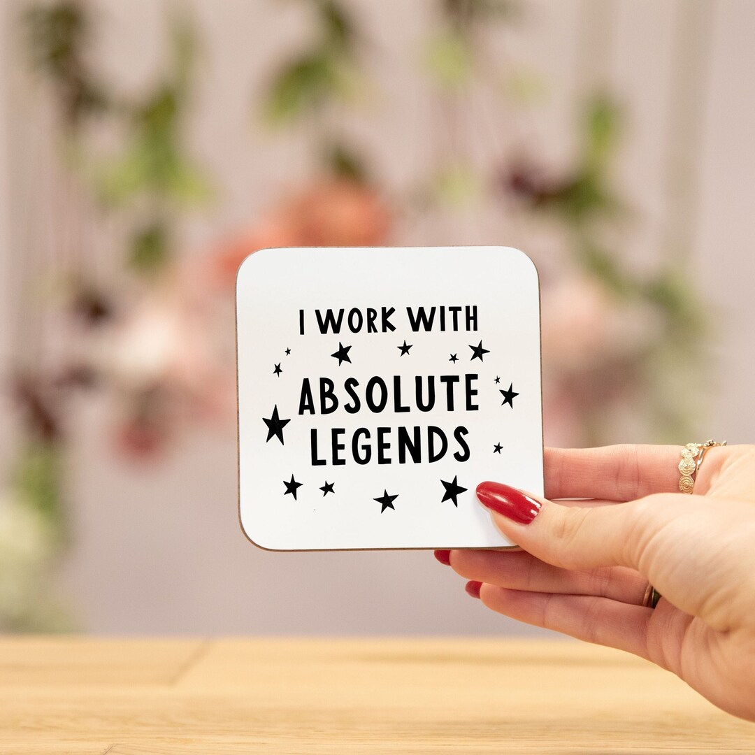 I Work With Absolute Legends Colleague Christmas Gift Coworker ...