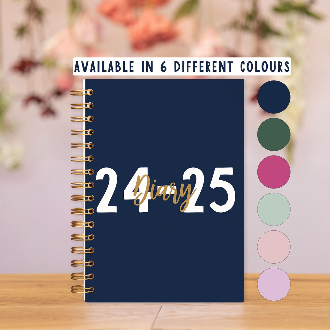 Academic 2024-2025 Diary Week to View A5 Dated Mid-year Diaries New ...