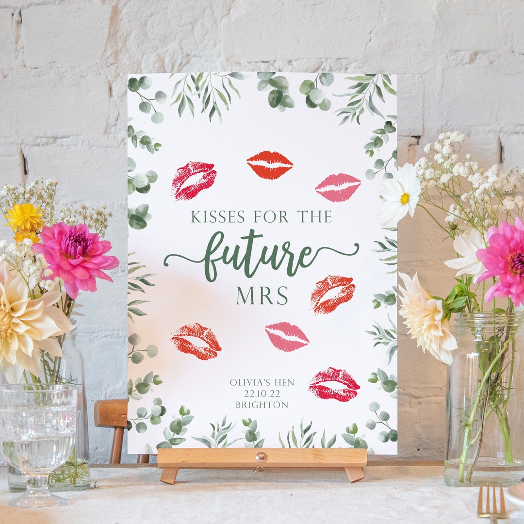 Personalised Kiss the Miss Goodbye Style Keepsake - Etsy