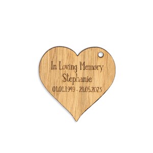 Celebration of Life in Loving Memory Funeral Favor Tag | Funeral ...