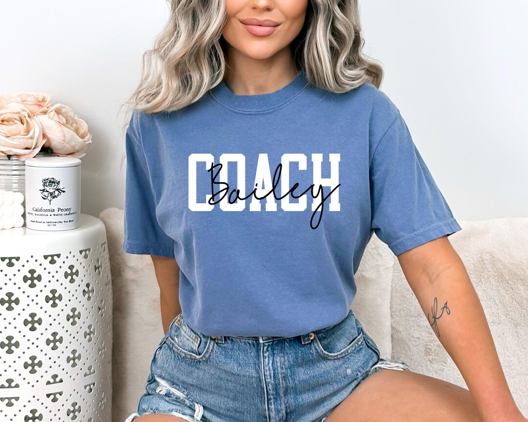 Personalized Coach Shirt, Cheer Coach Shirt, Dance Coach Tank Top ...