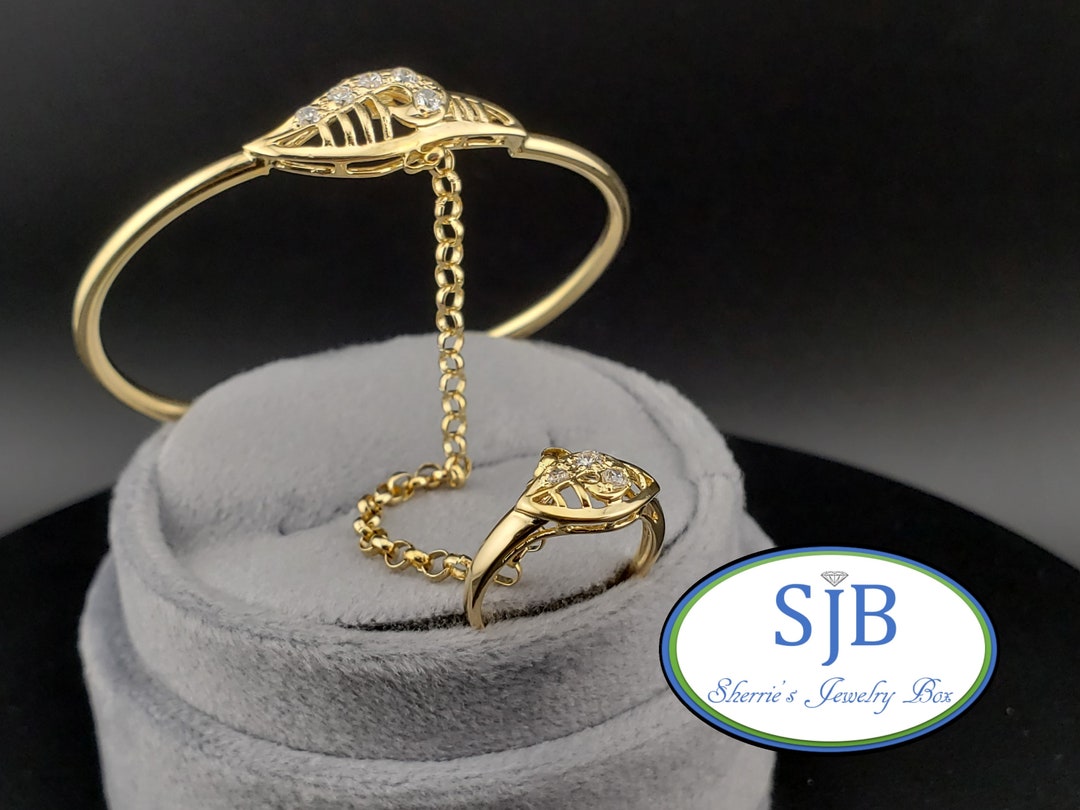 Baby Bracelet, Vintage Baby Bangle Bracelet, Vintage 18k Yellow Baby ...