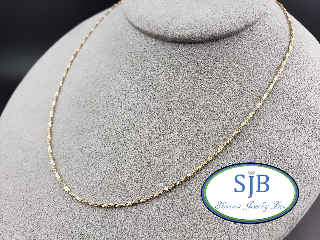 14k Chains, Vintage 14k Yellow Gold Chains, Vintage 14k Yellow Gold ...