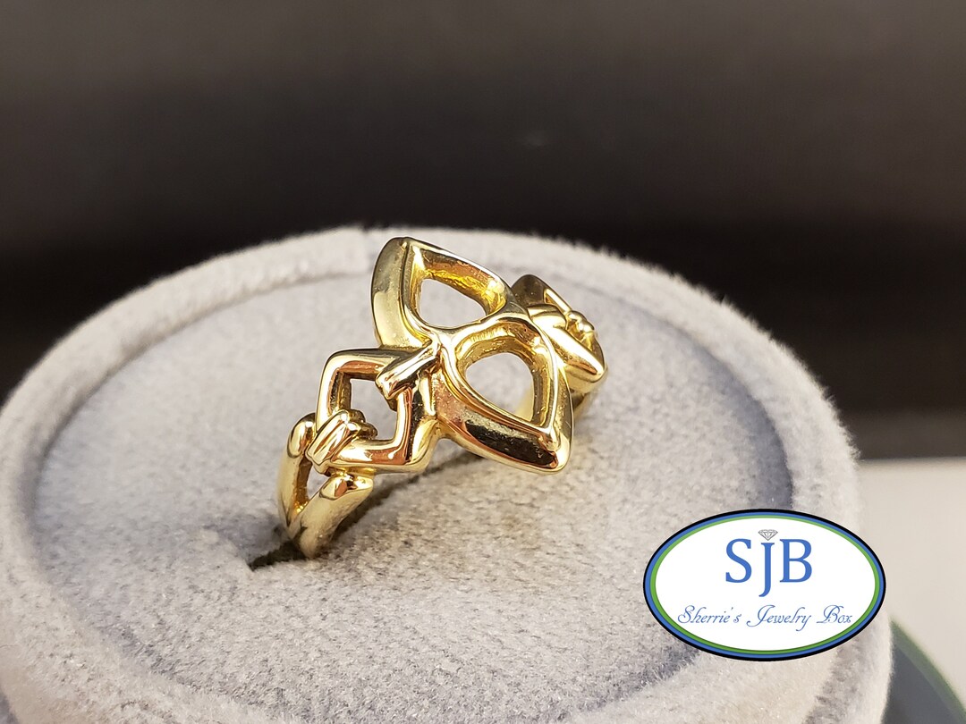 Gold Rings, 14K Gold Rings, 14k Yellow Gold Rings, 14k Vintage Fashion ...