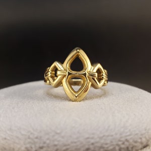 Gold Rings, 14K Gold Rings, 14k Yellow Gold Rings, 14k Vintage Fashion ...