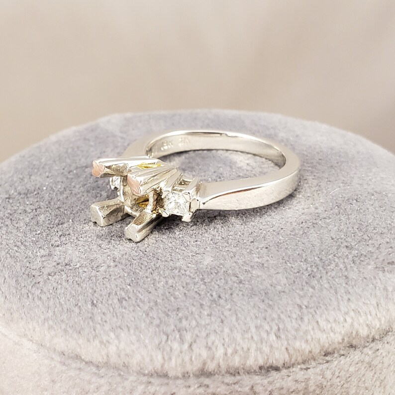 Engagement Rings, Platinum Diamond Ring, Platinum Engagement Simi Mount ...