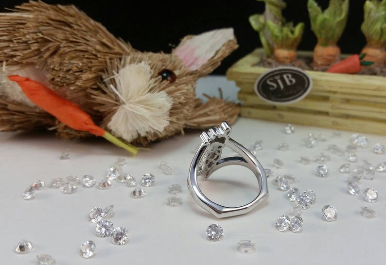 1 Carrot Rings 1 Carrot Diamond Ring 1 Carrot Sterling | Etsy