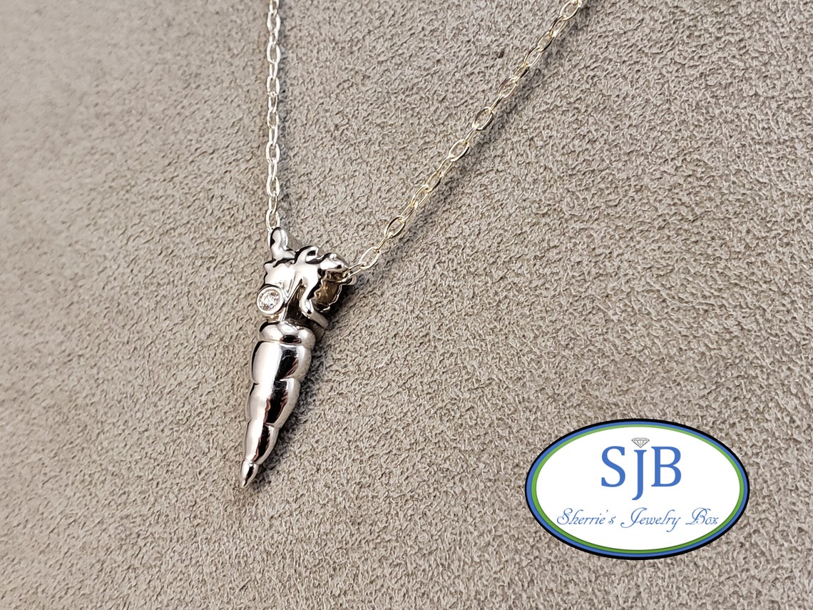 1 Carrot Diamond Pendant 1 Carrot Stackable Diamond Pendant - Etsy