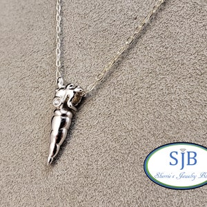 1 Carrot Diamond Pendant, 1 Carrot Stackable Diamond Pendant, Sterling ...
