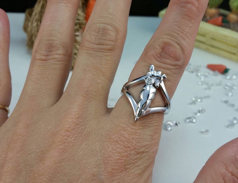 1 Carrot Rings 1 Carrot Diamond Ring 1 Carrot Sterling | Etsy