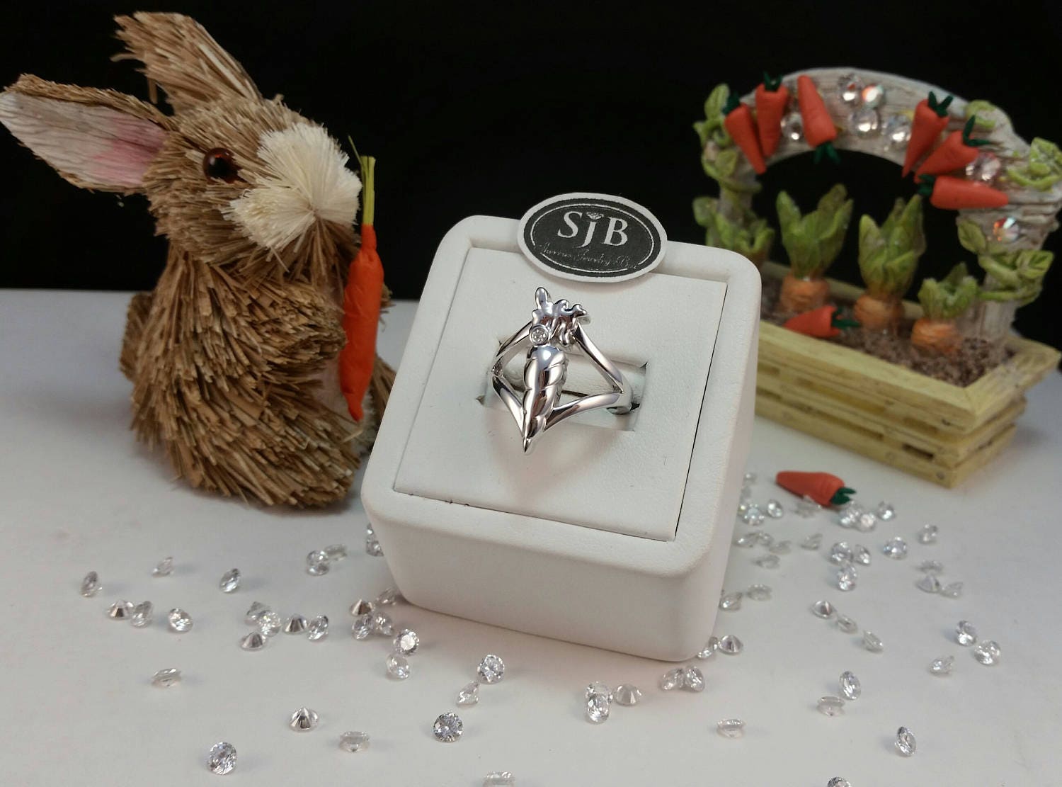 1 Carrot Rings 1 Carrot Diamond Ring 1 Carrot Sterling | Etsy