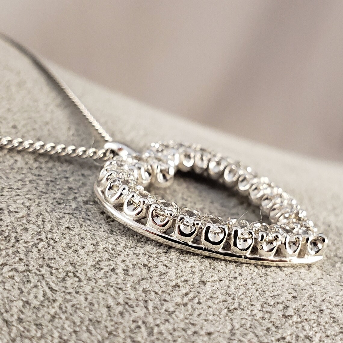 Pendentif diamant pendentifs diamant 14k pendentifs cœur - Etsy France