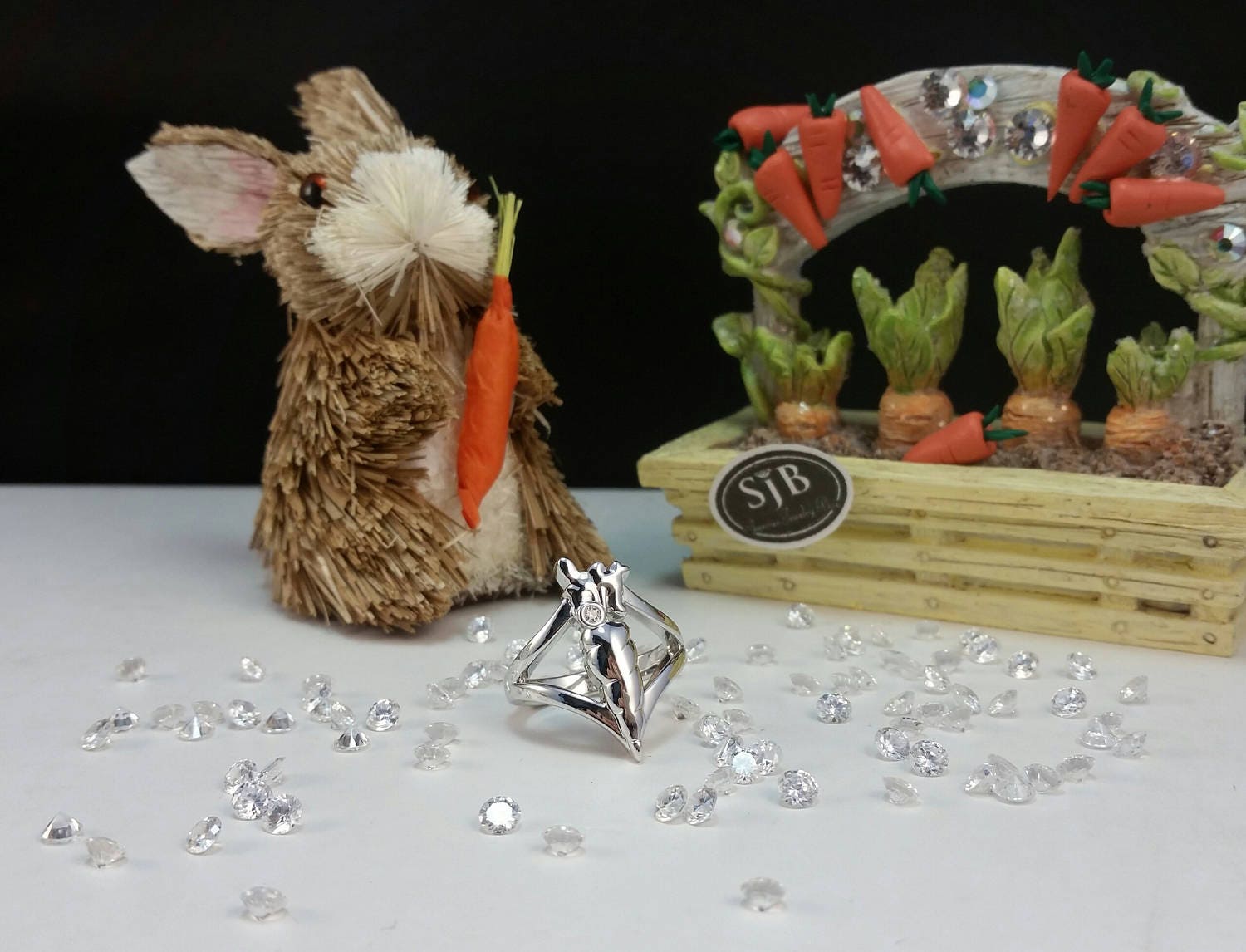 1 Carrot Rings 1 Carrot Diamond Ring 1 Carrot Sterling | Etsy