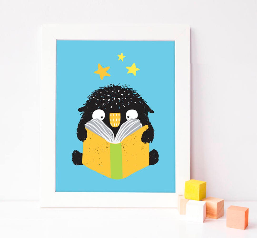 Reading Nursery Decor - Classroom Poster - Reading Poster - Cute ...