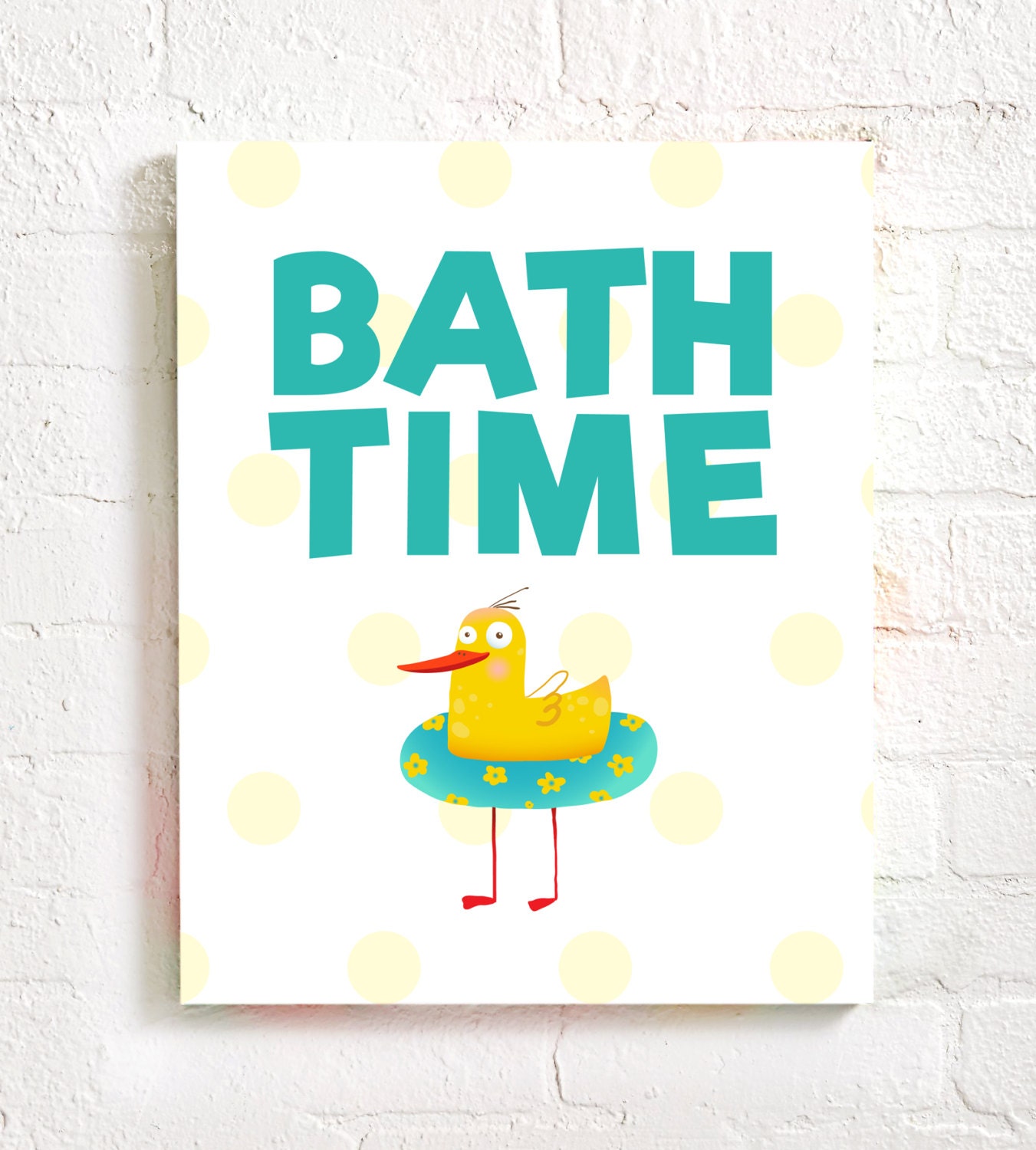 Bath Printable Bathroom Duck Poster Kids Bathroom Artwork - Etsy