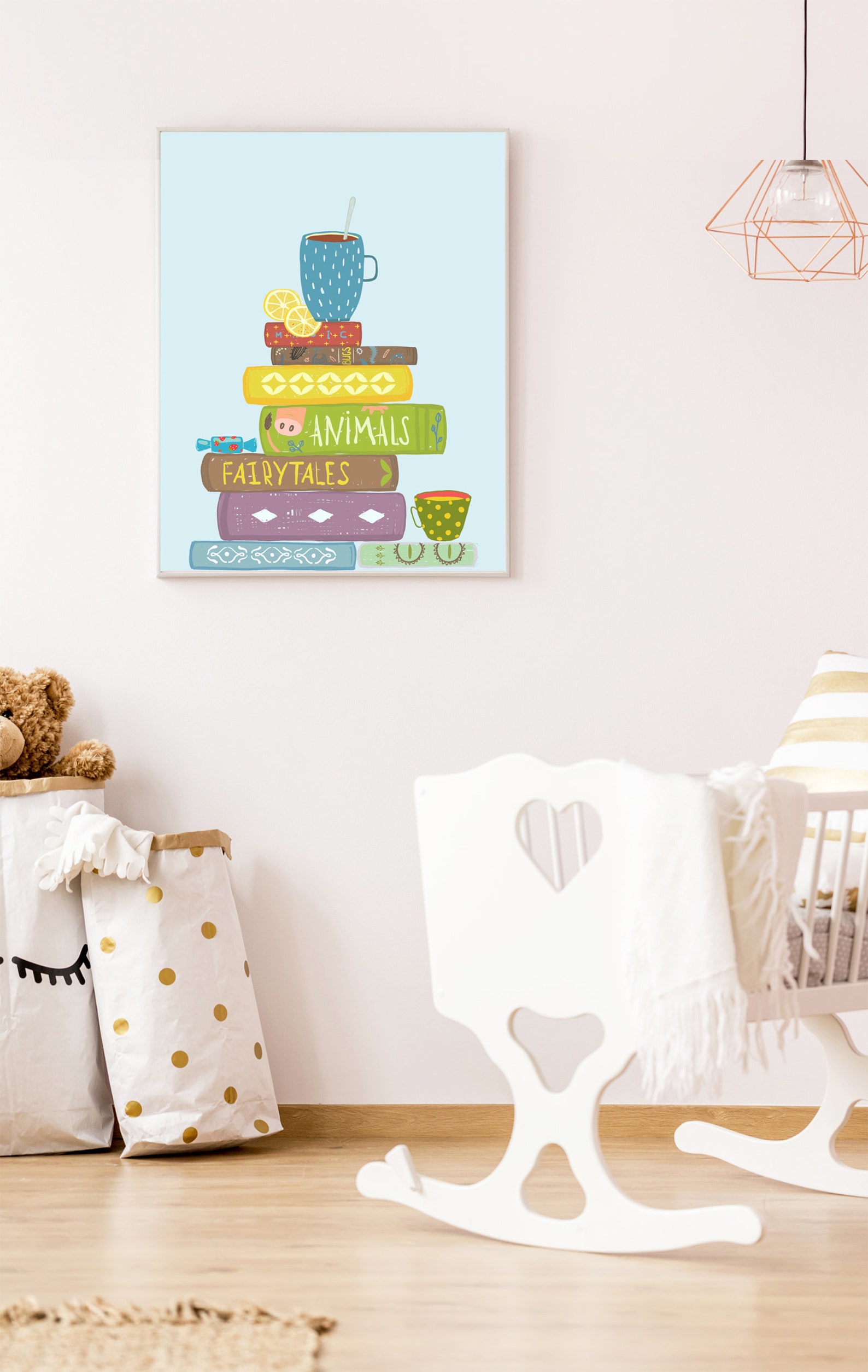 Reading Poster Kids Reading Art Books Wall Print Book Poster Reading is ...