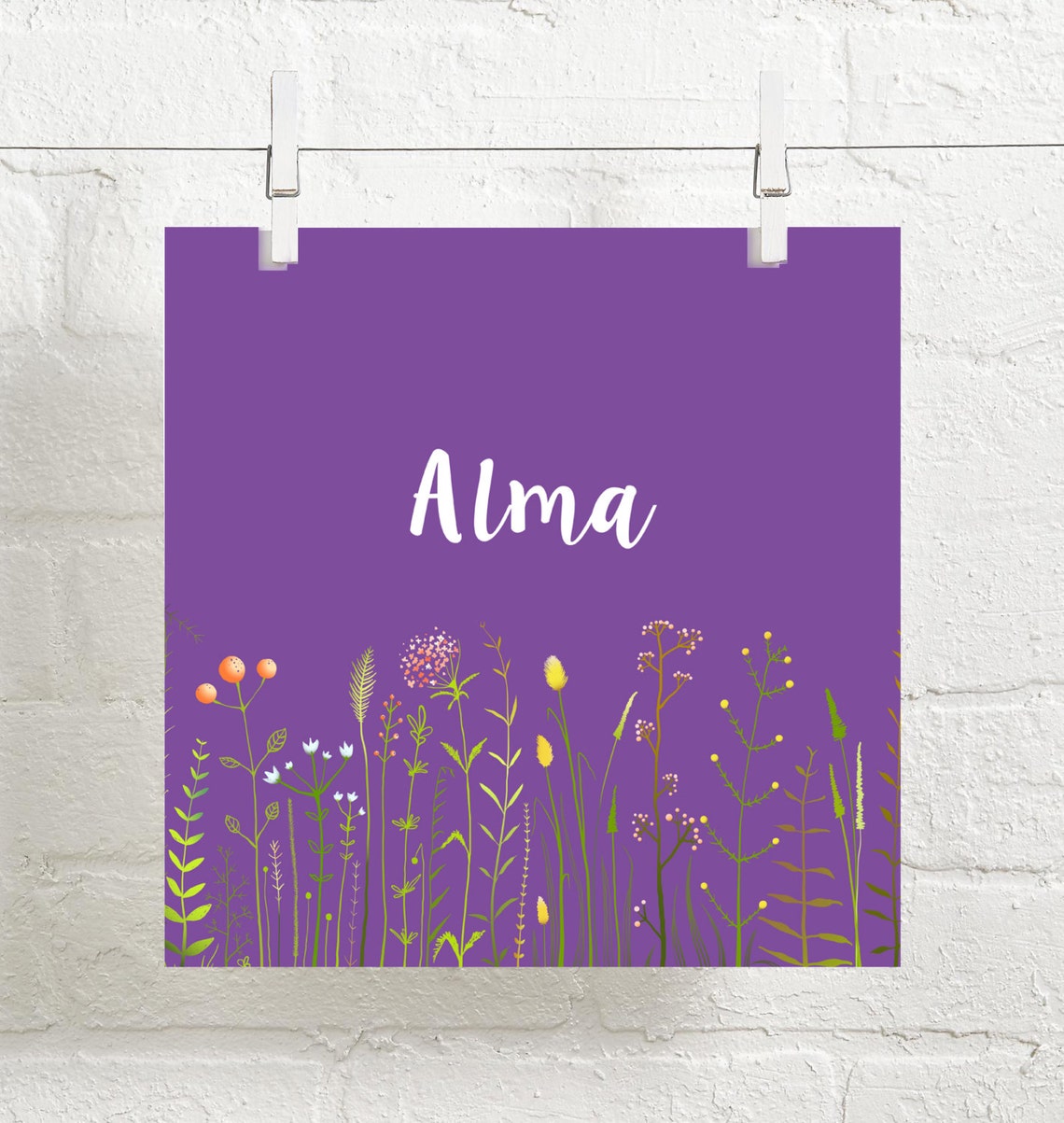 Custom Art for Girl Custom Printable Personalized Poster | Etsy