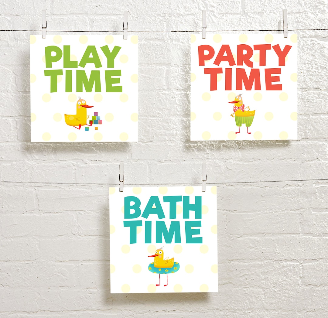 Kids Poster Set - Wall Art Set - Kids Playroom Poster - Diy Poster Set ...